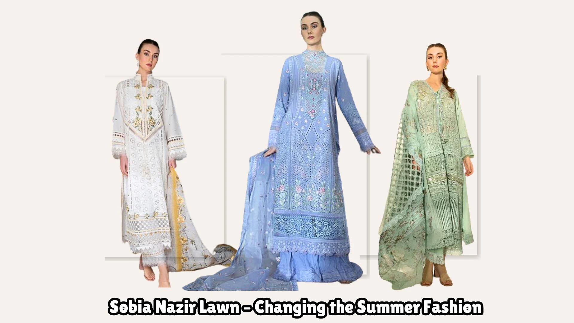 Sobia Nazir Luxury Lawn, Chiffon & Bridal Wear Designs for Women